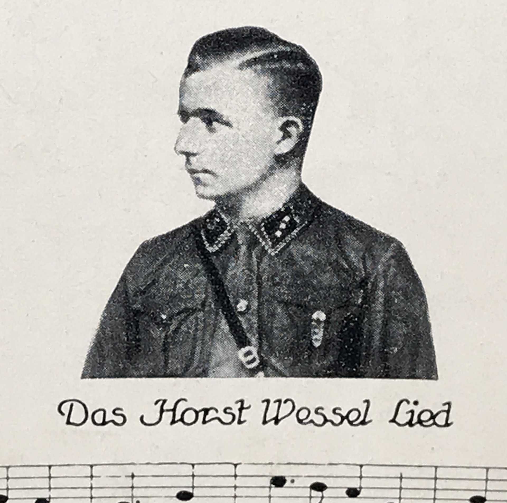 Investigate Rare 1930s Nazi Postcard from Horst Wessel
