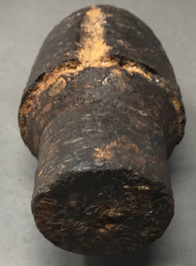 Certified Hotchkiss Shell: A Fredericksburg Civil War Relic