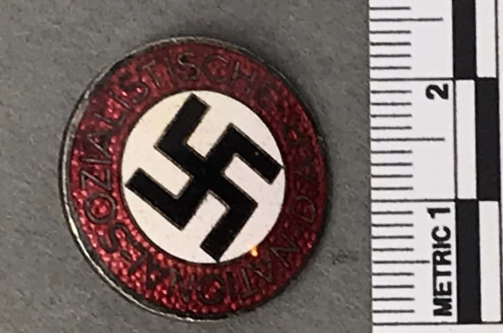Original OUTSTANDING German NSDAP (Nazi Party) Enamel RZM Marked ...