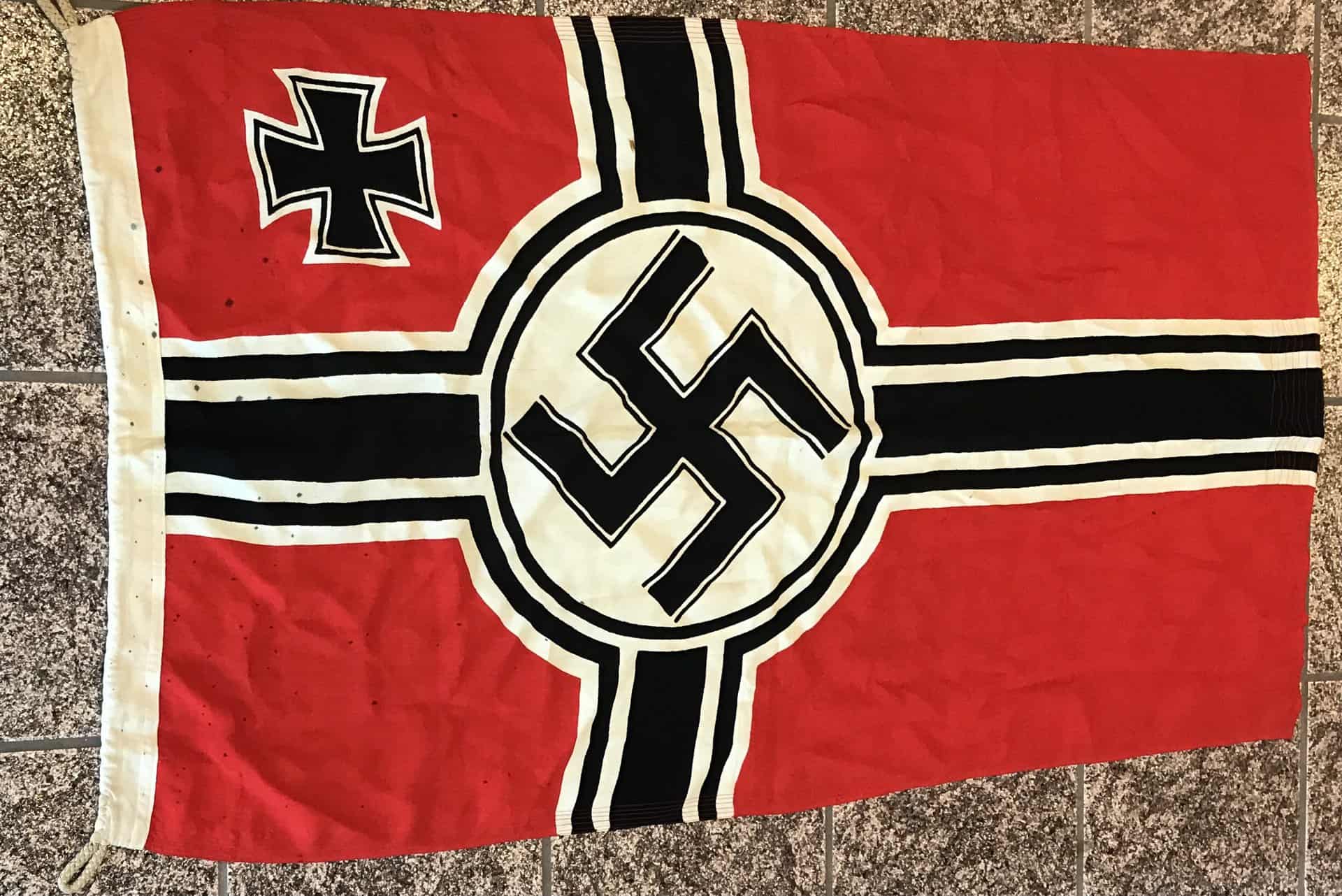 Unique WWII U-Boat Size NSDAP War Flag | Gettysburg Museum
