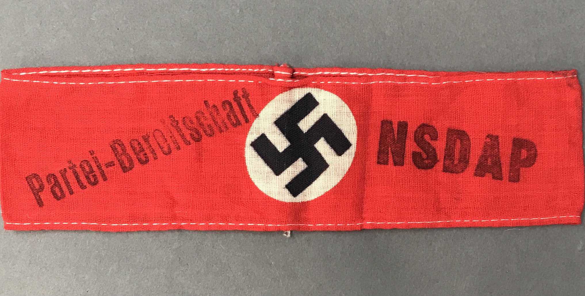 Explore Original Nazi Party Readiness Armband | WWII Relic