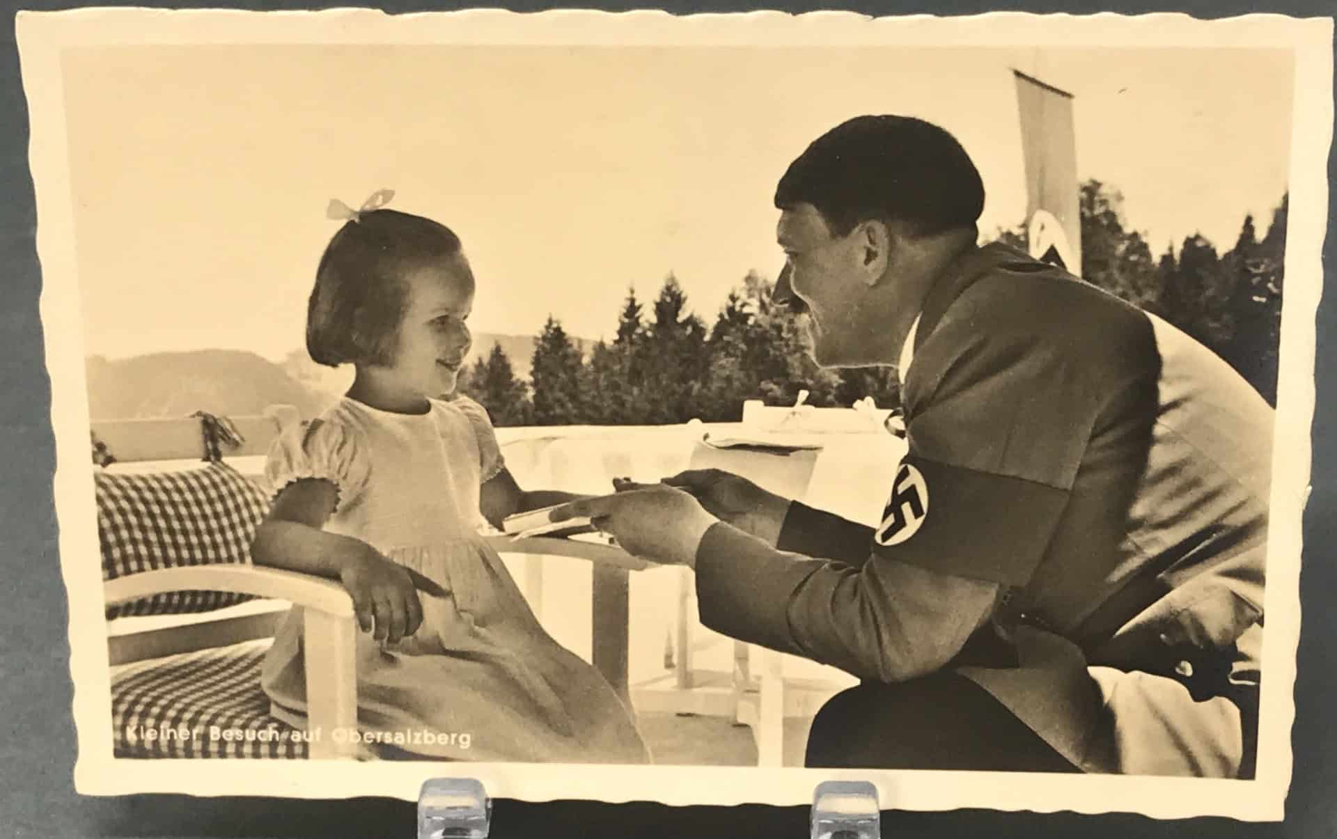 Original Certified Hitler "Fuhrer's Child" Photo Postcard