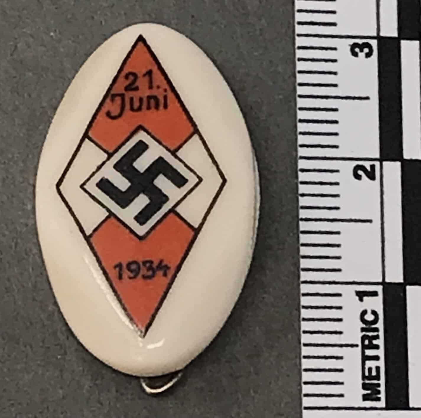 Discover 1934 German Hitler Youth Badge Certified Relic