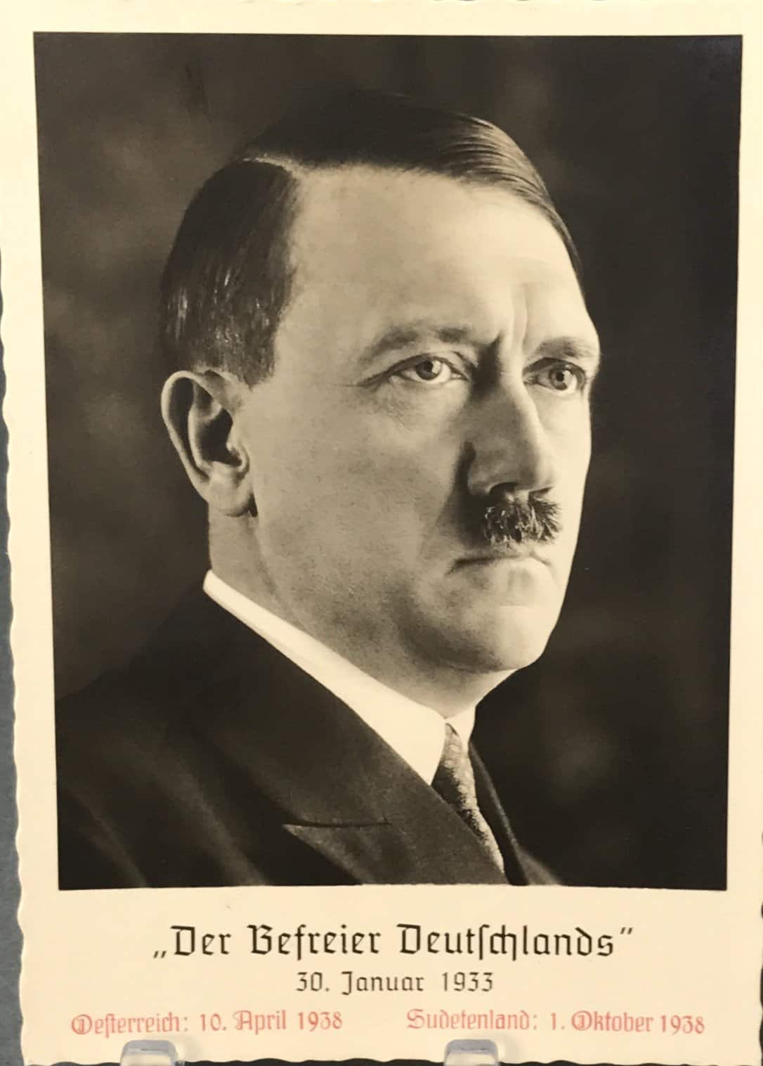 Discover 1933 Hoffman Hitler Photo Postcard Certified