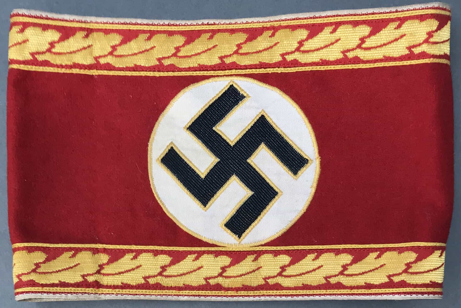 Authentic WWII Nazi Leader Armband - Rare Museum Piece