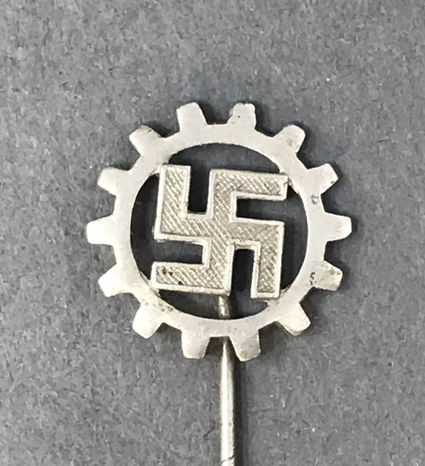 Rare WWII German DAF Pin: Verified Authentic, $33.95