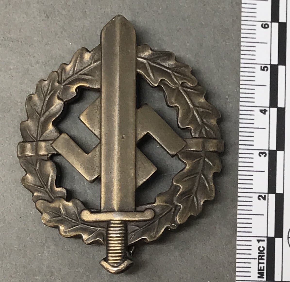 Discover Rare Original WWII NSDAP Bronze SA Sports Badge