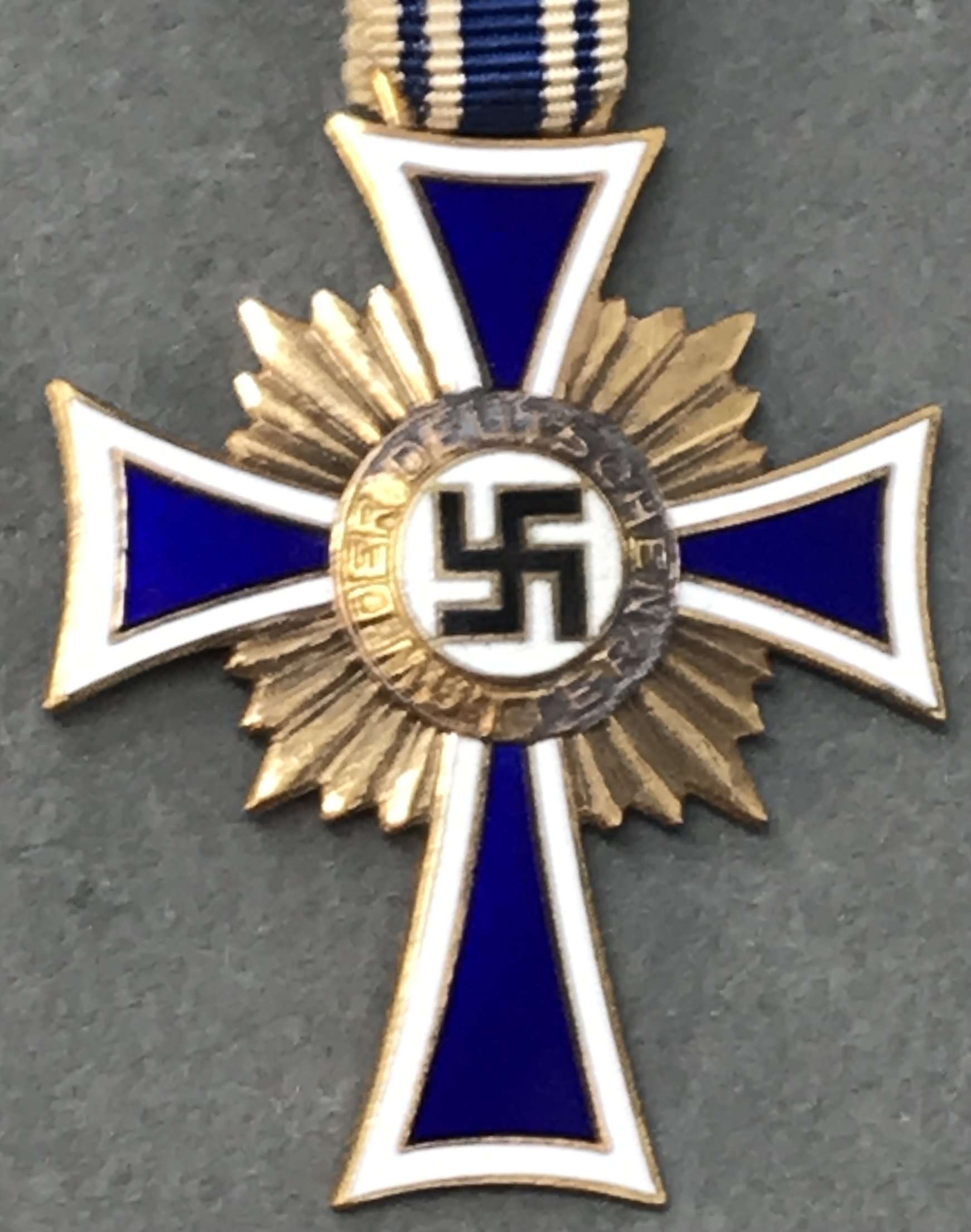 Discover WWII Era German Mother Cross in Gold Certified
