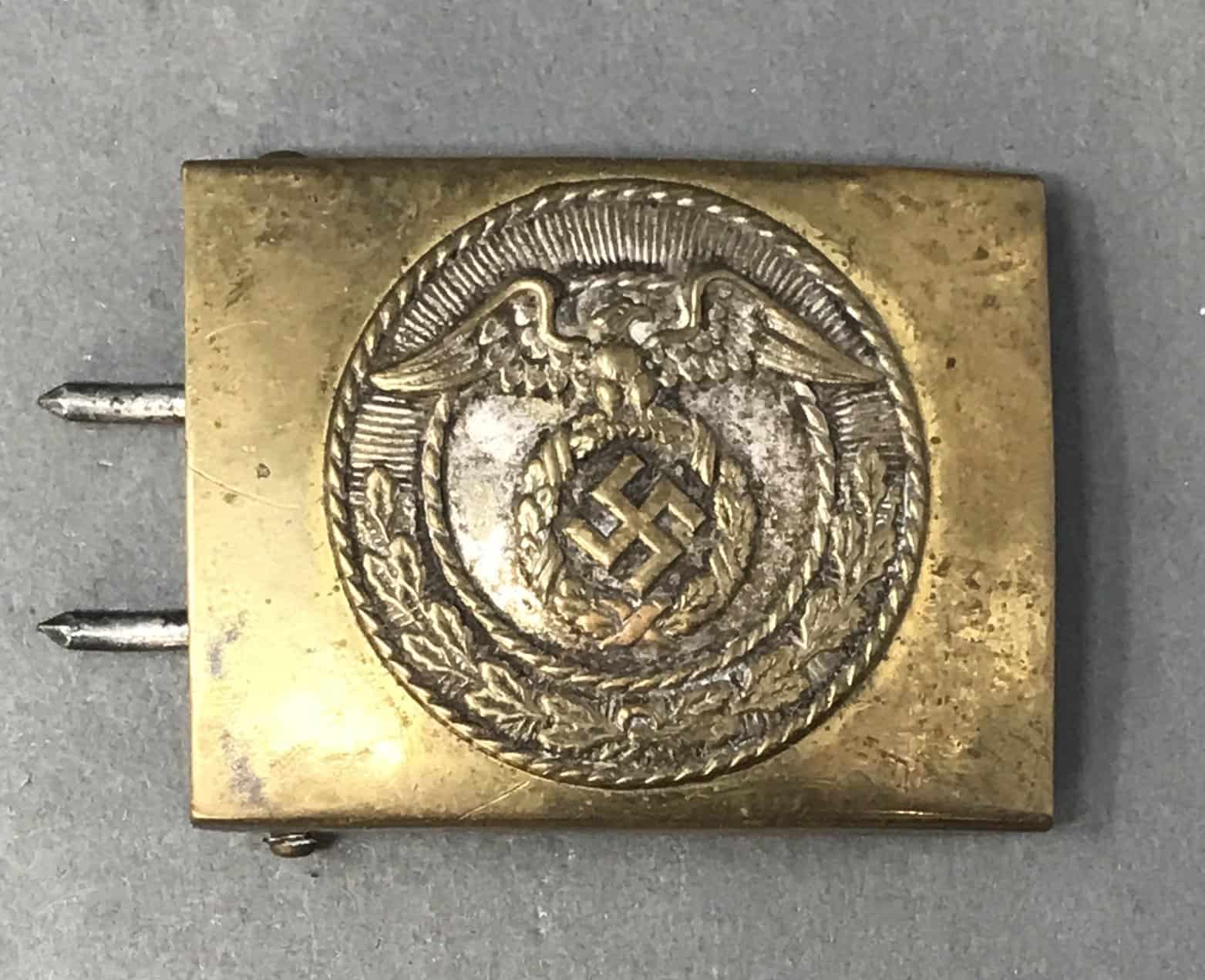 Uncover Early German NSDAP SA Belt Buckle | WWII Militaria
