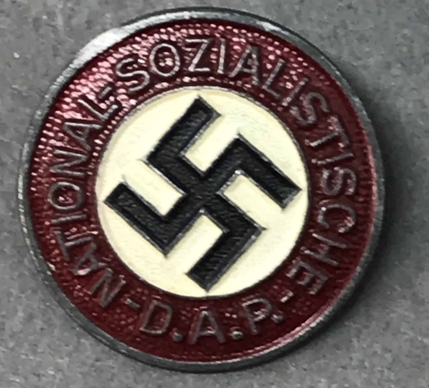 Explore Genuine NSDAP Badge Certified by Gettysburg Museum