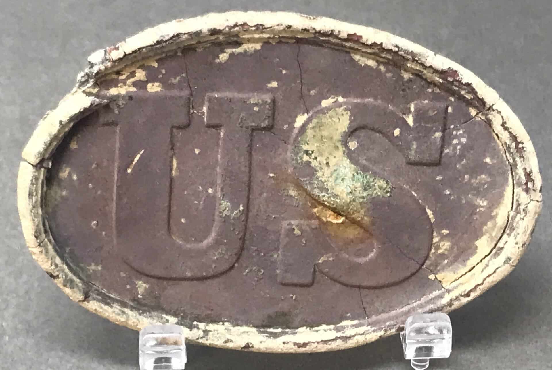Discover Civil War Box Plate from Antietam Battlefield