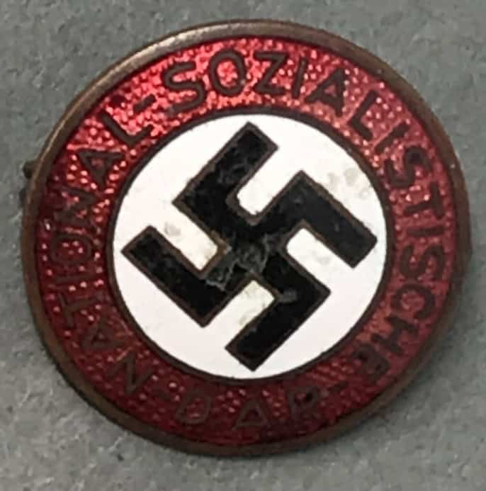 Discover Original WWII NSDAP Enamel Badge at Gettysburg