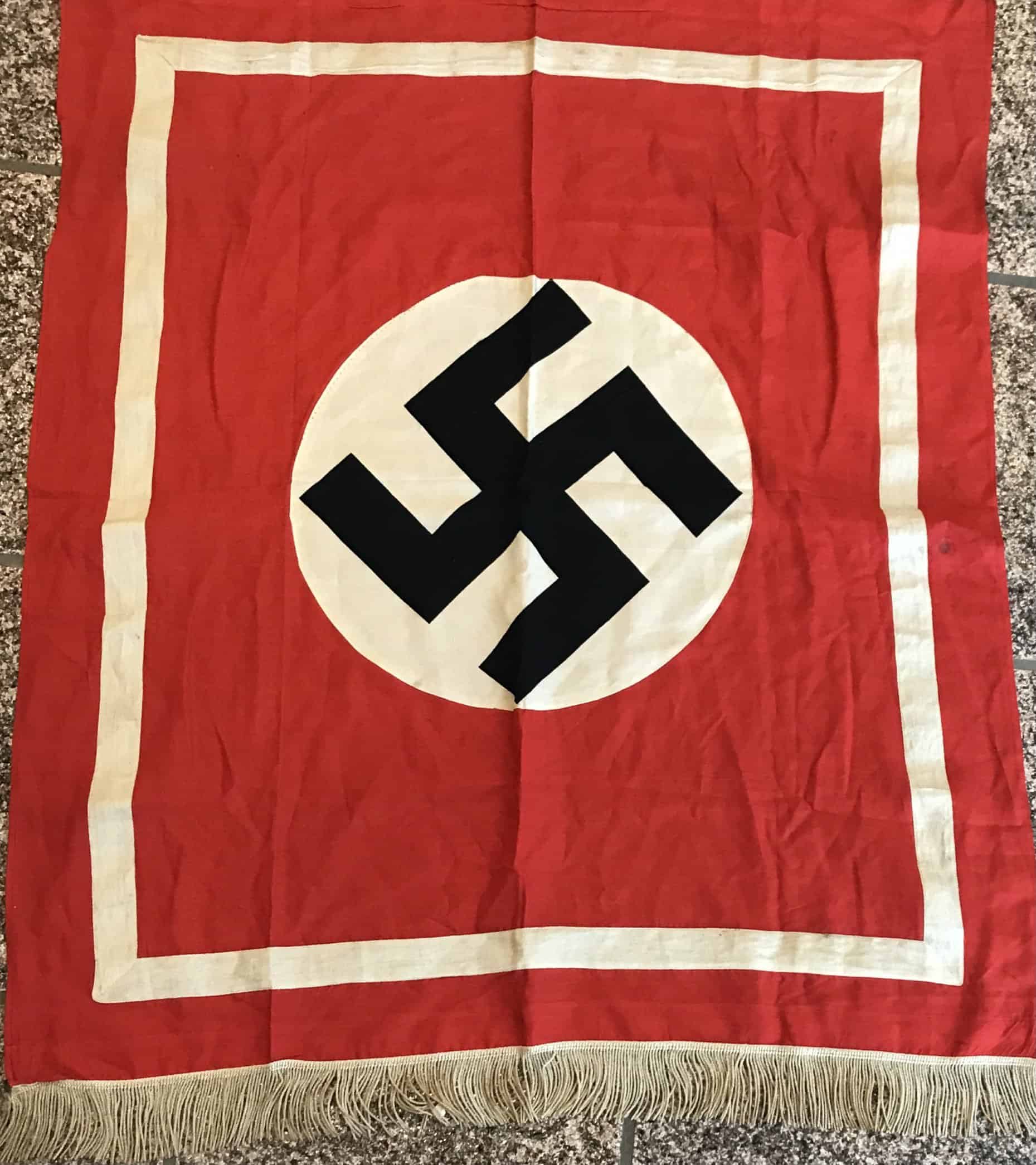 Authentic WWII Nazi NSDAP Podium Flag for Sale | Gettysburg
