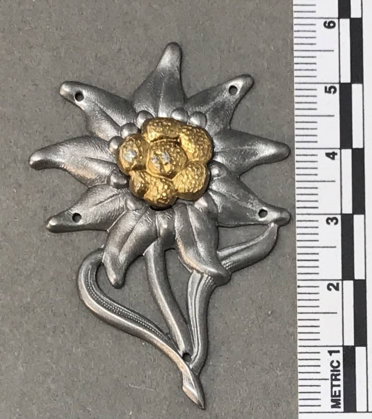 Discover Authentic WWII German Mountain Cap Edelweiss Relic