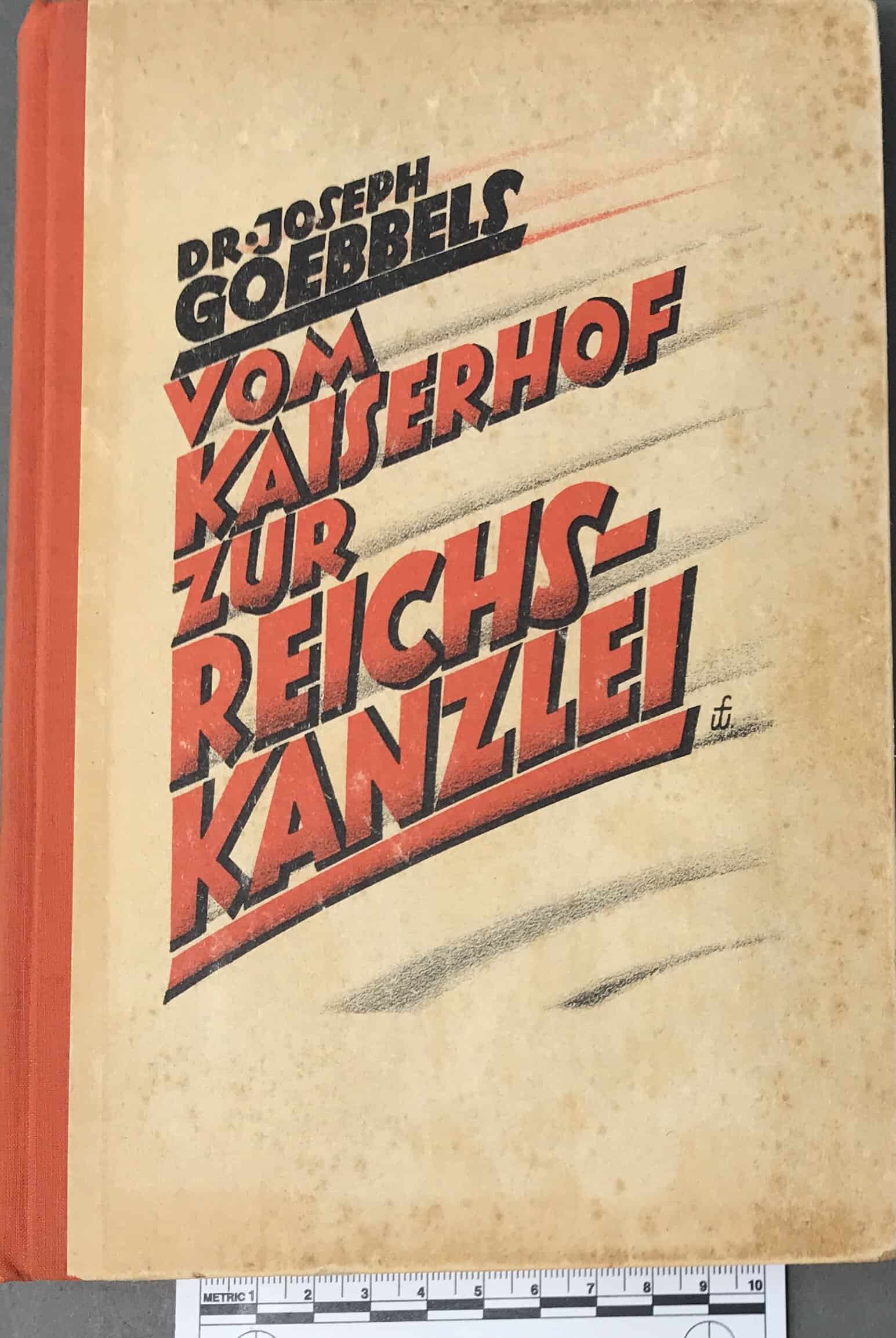 Unearth 1942 NSDAP Book by Goebbels for History Buffs