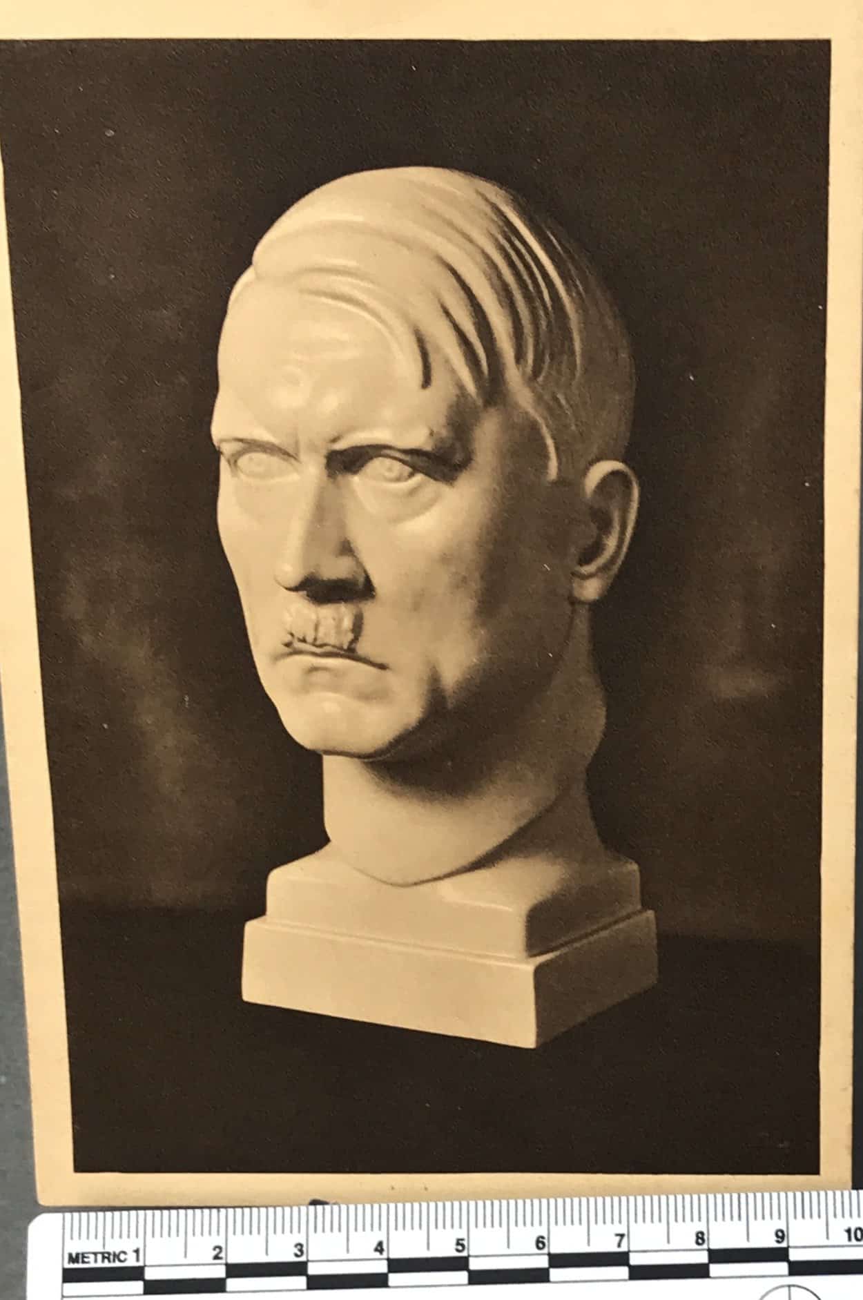 Discover 1930s Hitler Bust Postcard Relic at Gettysburg
