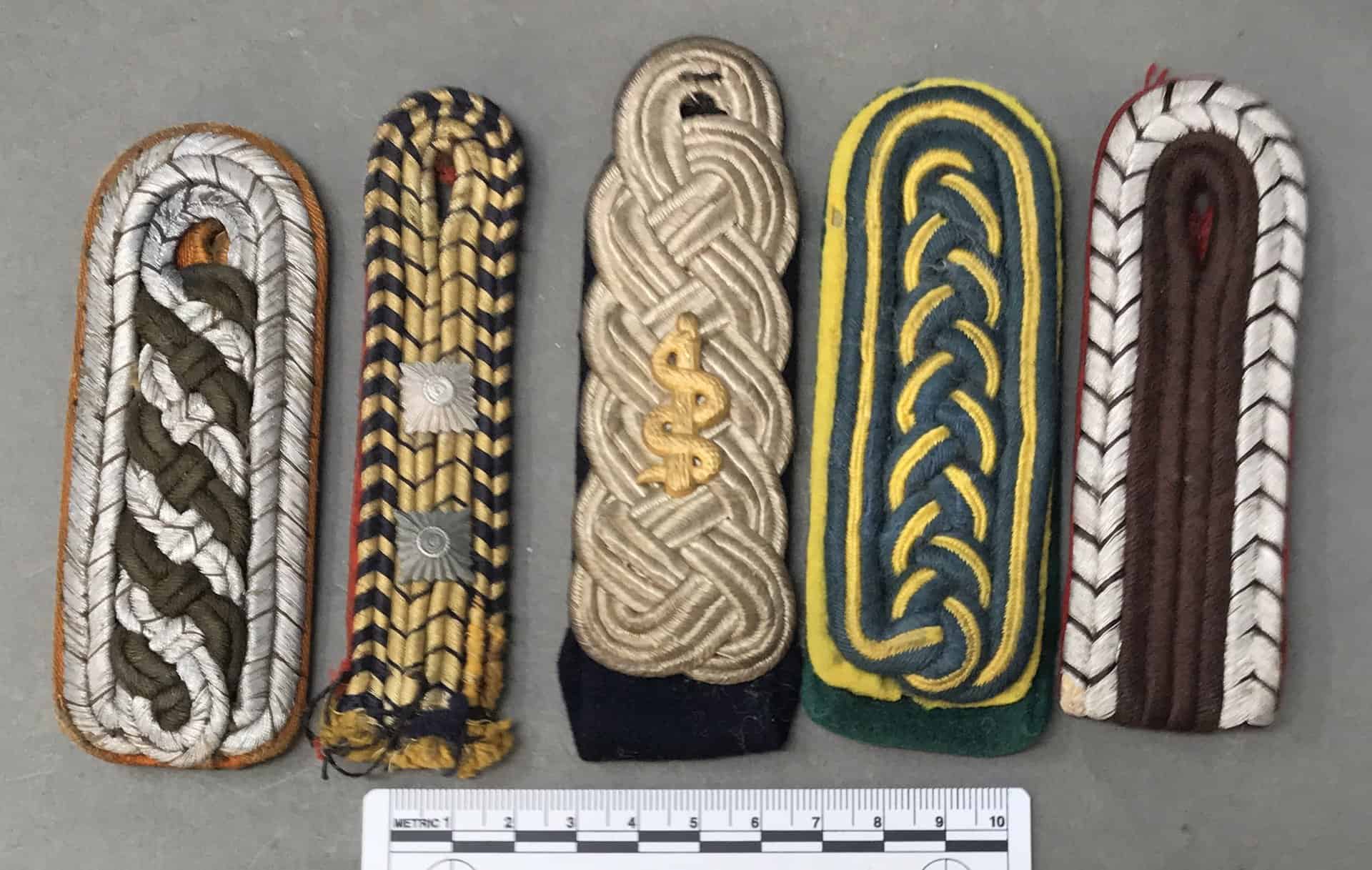 Discover Rare WWII German Shoulder Straps by Veteran