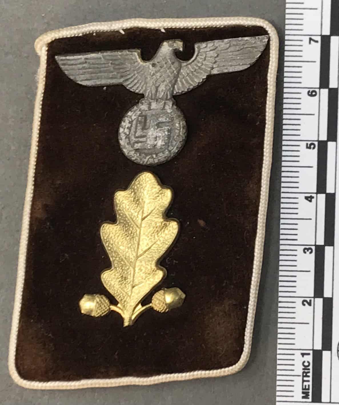 Original WWII NSDAP Political Leader Collar Tab - Certified