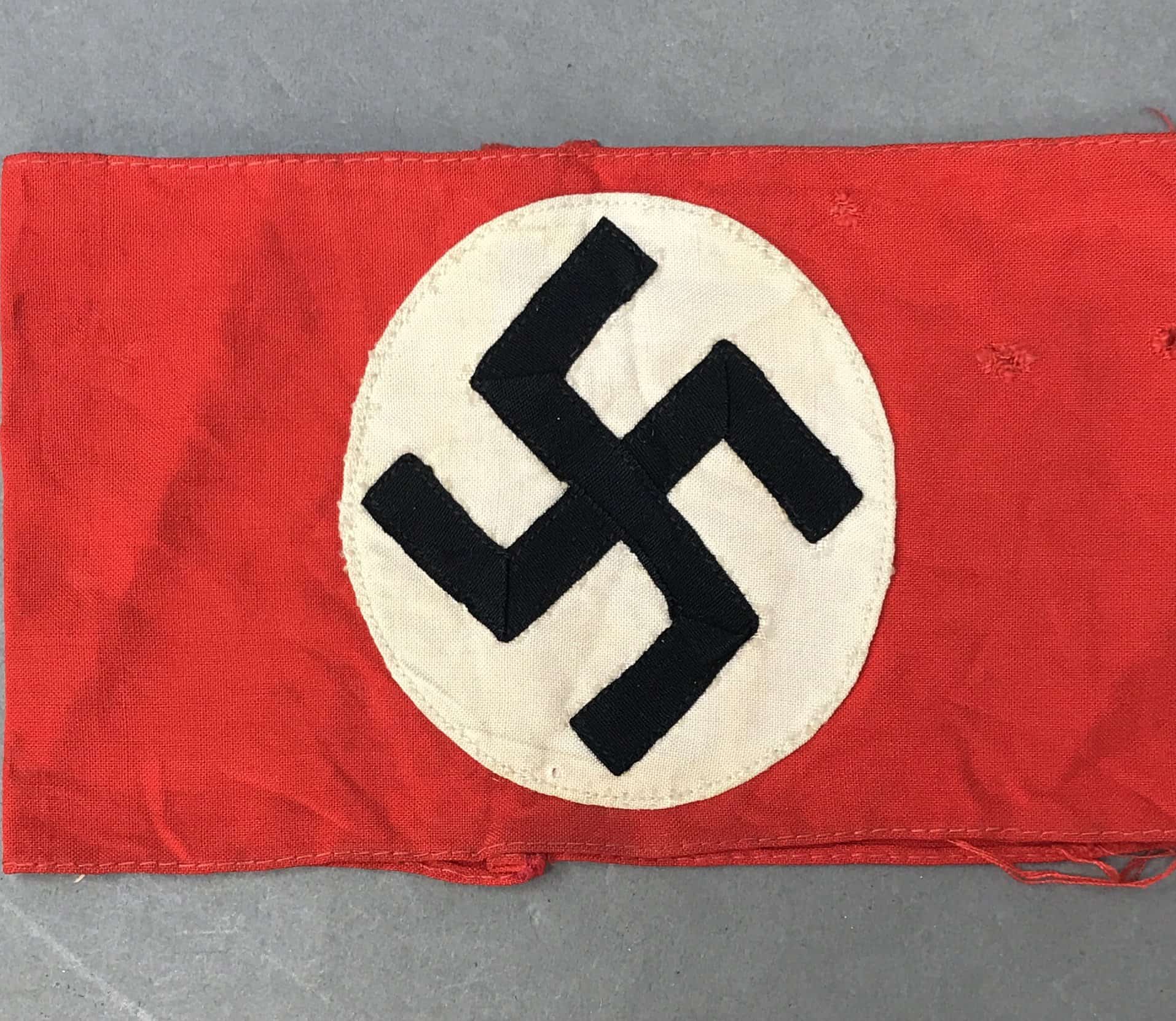 Explore Authentic WWII German Armband Relic from US Vet