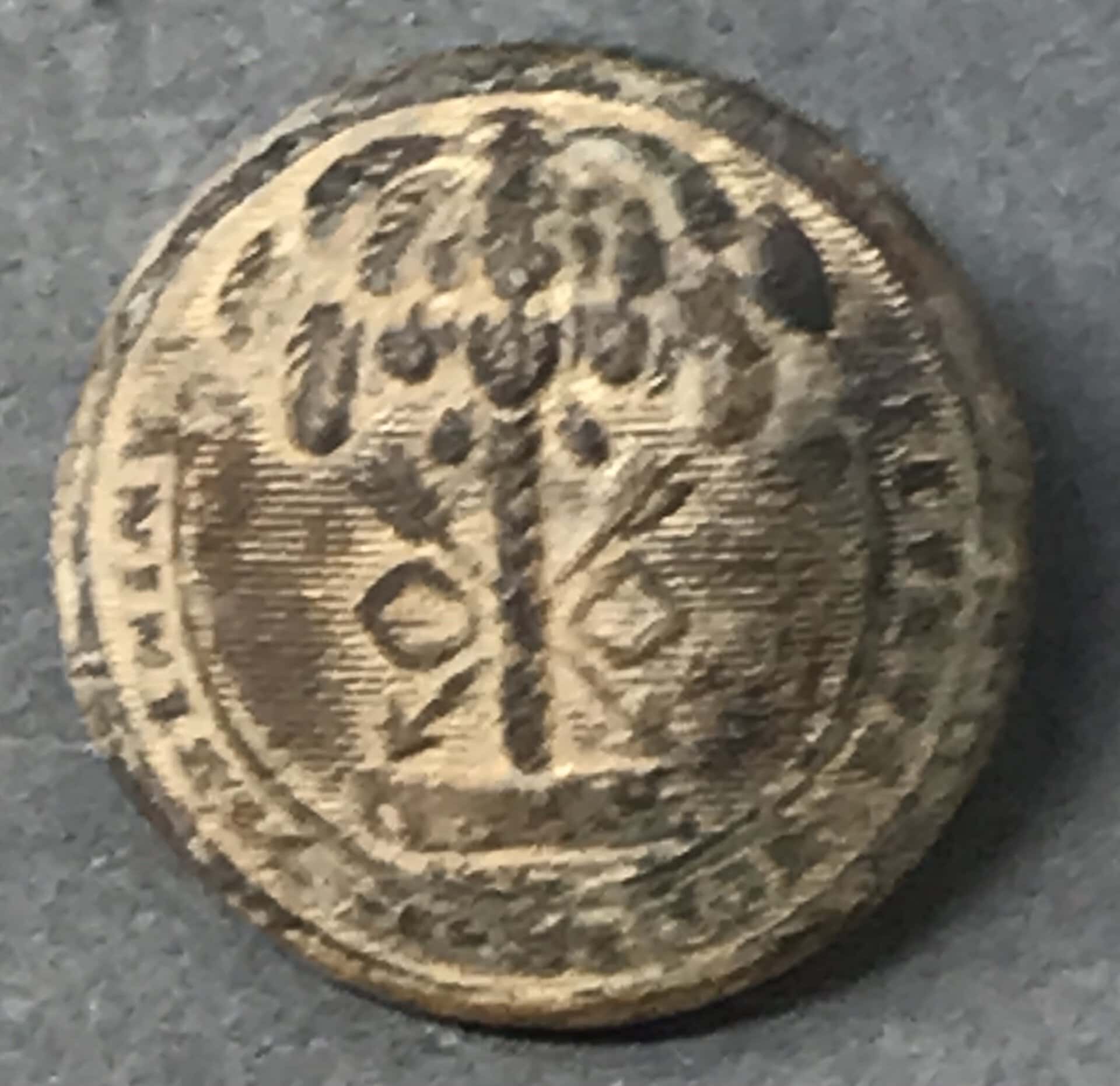 Discover Certified Confederate SC Button from Virginia