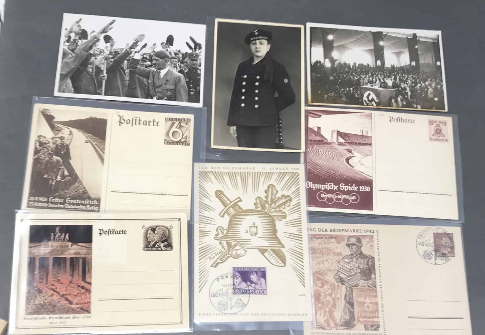 Relive WWII: Authentic Hitler & NSDAP Postcard Collection