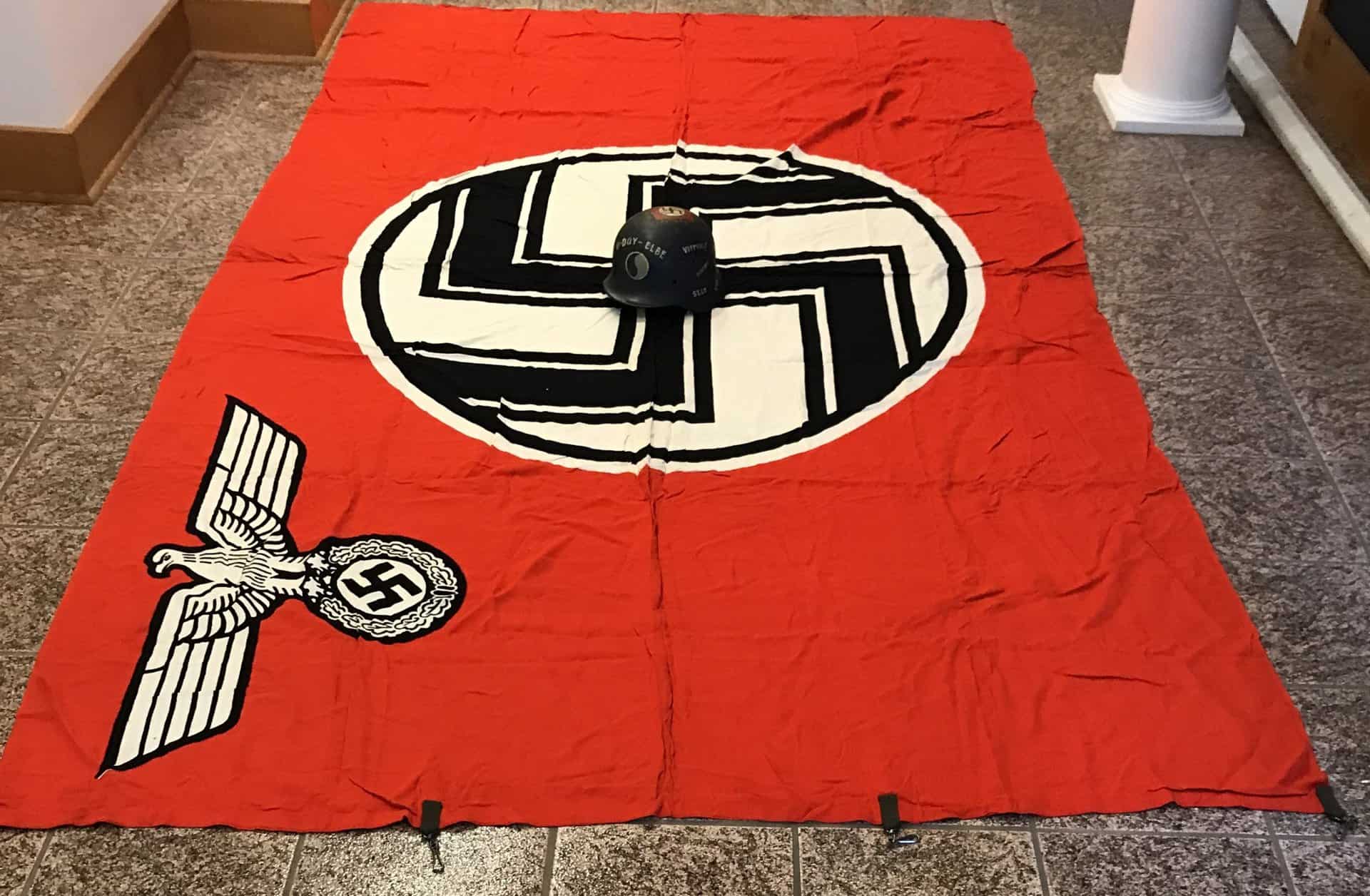 Discover Original WWII German State Service Flag Artifact