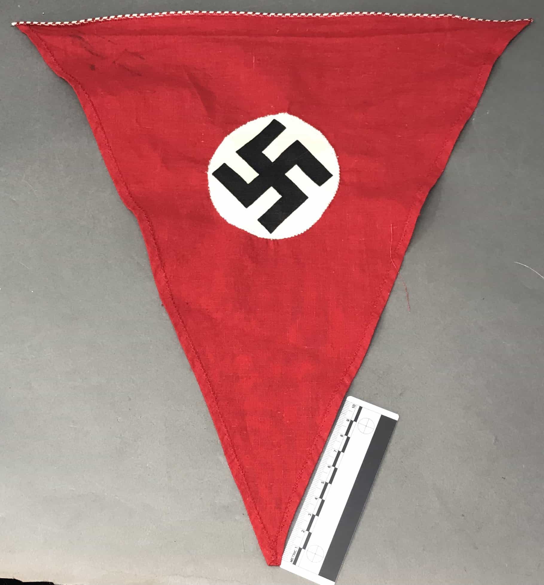 Discover Authentic WWII German NSDAP Pennant Flag Certified