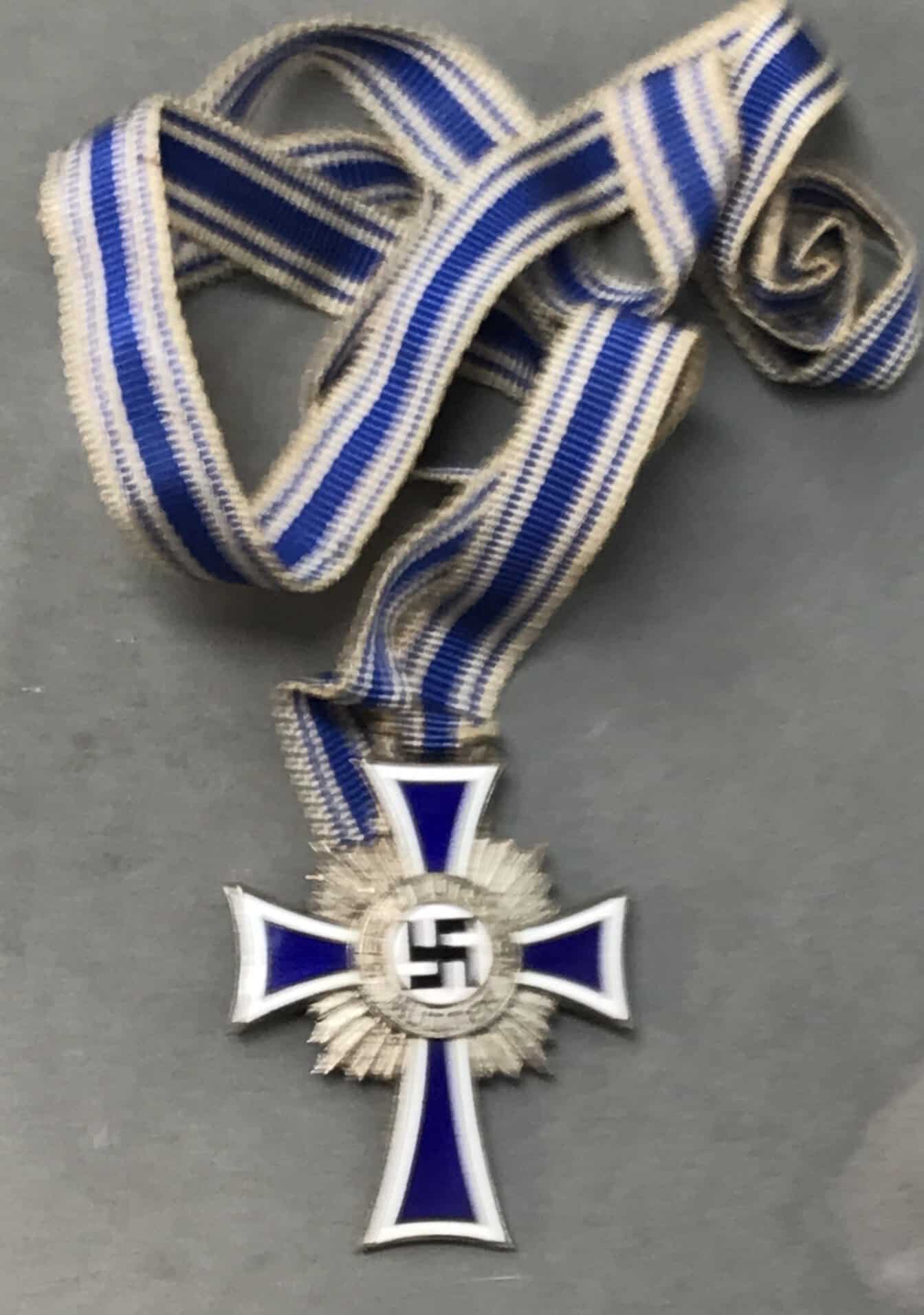 Discover Authentic WWII Era German Mother Cross in Silver