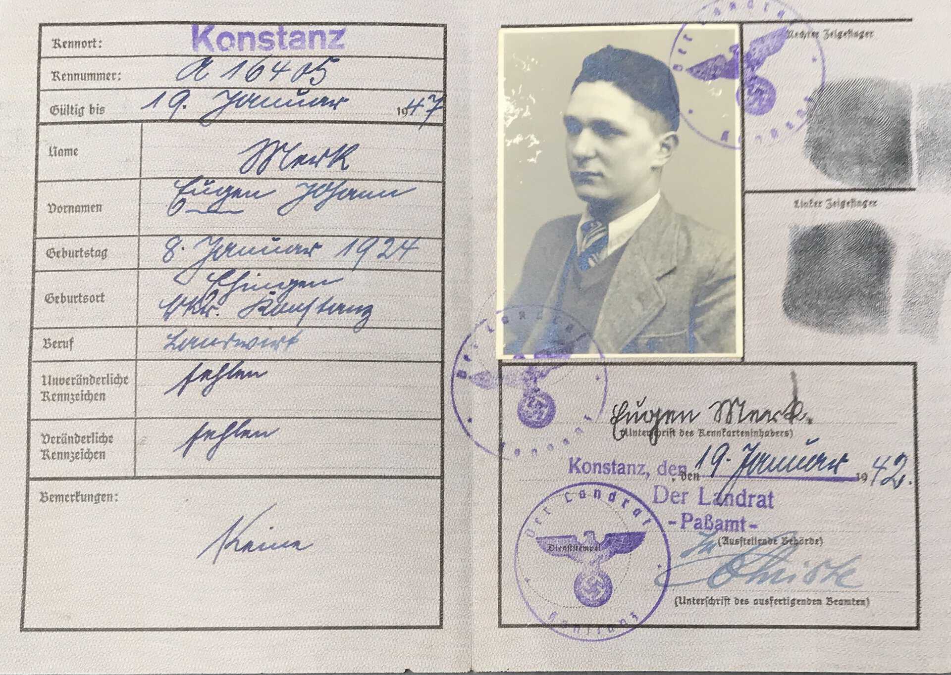 Reveal WWII NSDAP Identity Document at Gettysburg Museum