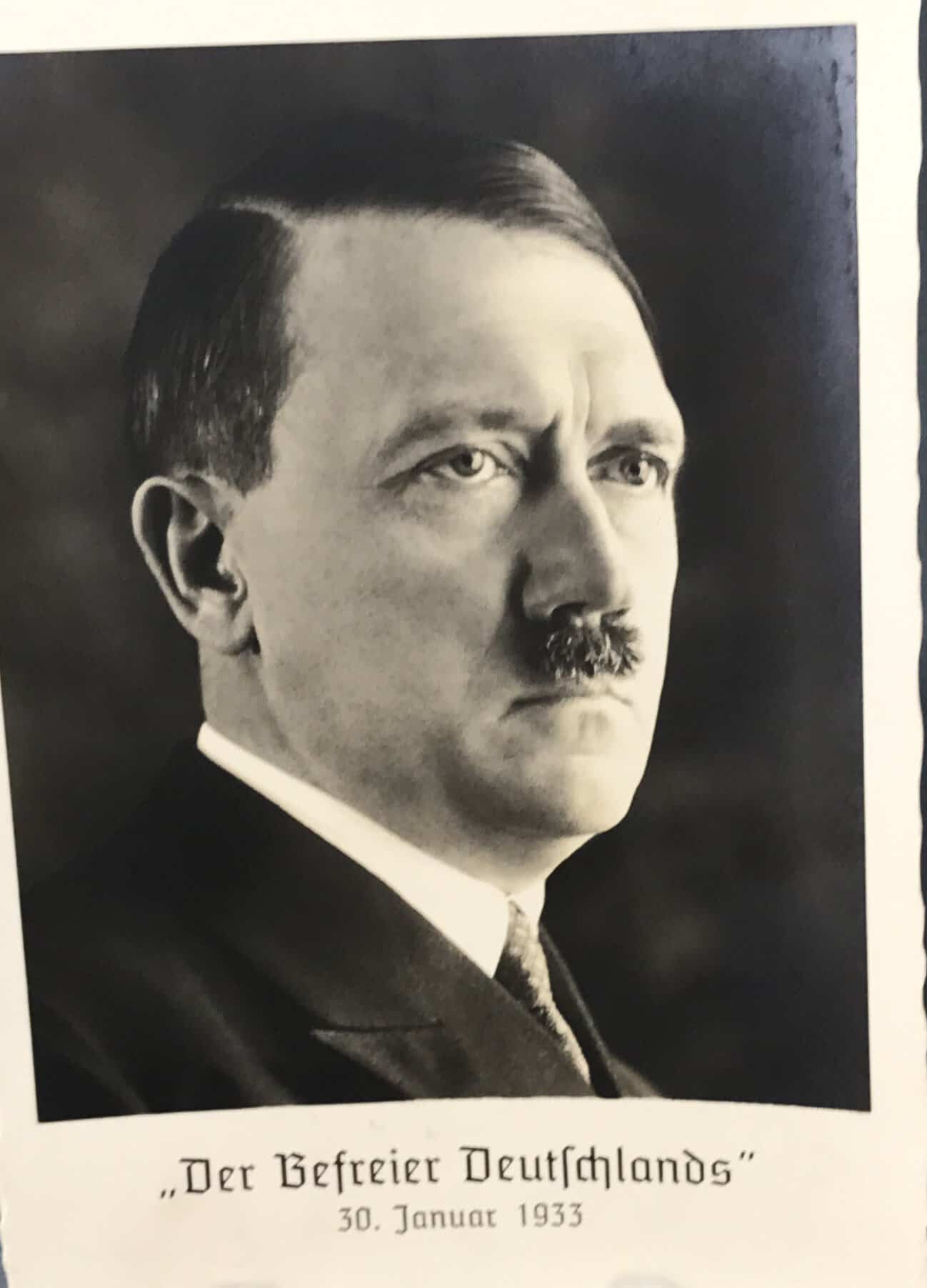 Discover 1933 Hitler Postcard Certified by Gettysburg