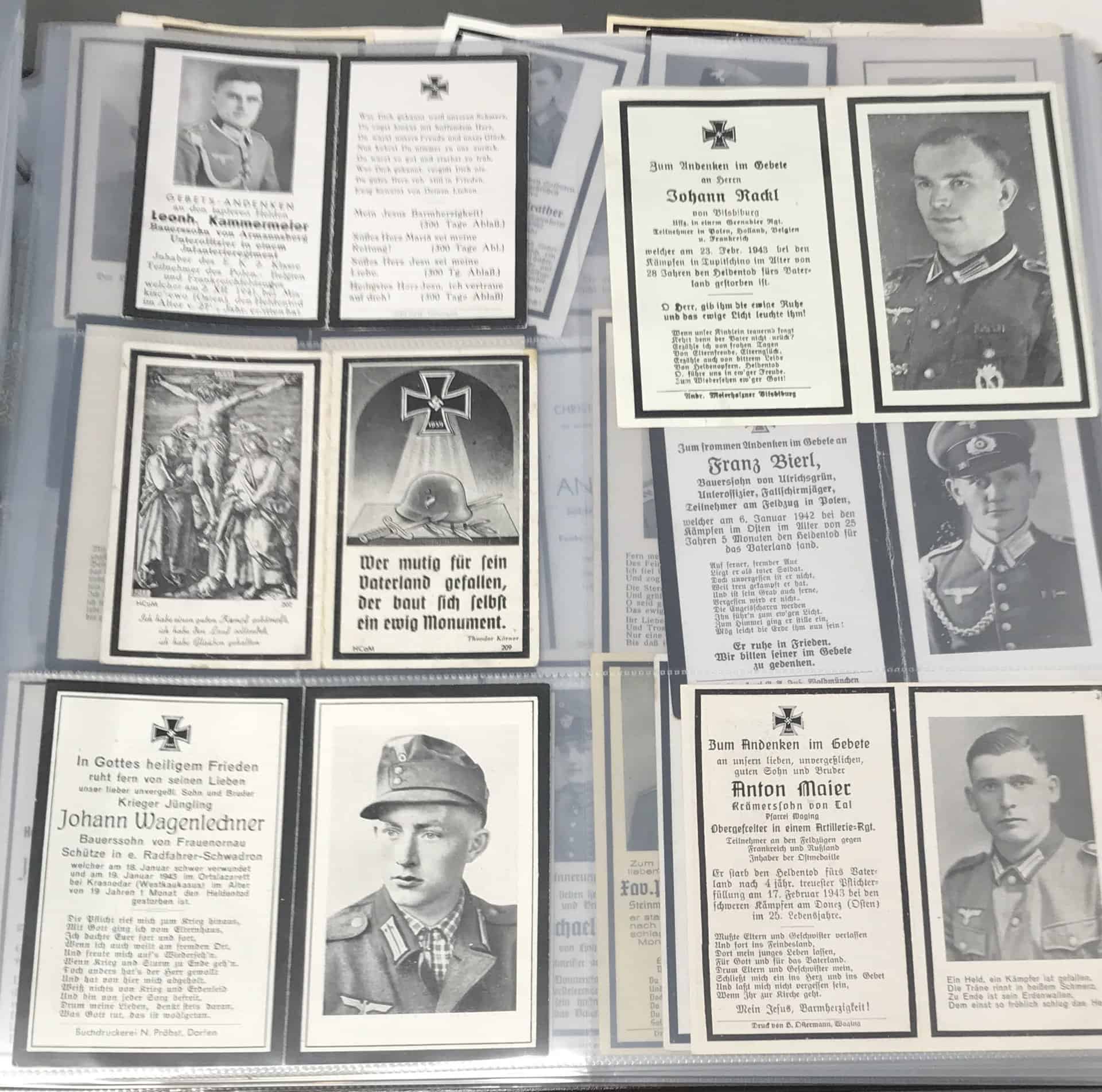 Discover WWII German Death Cards for Historical Insight