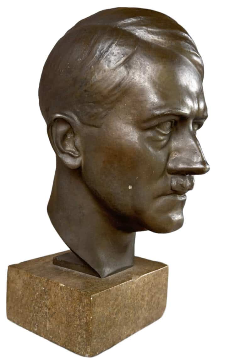 Exceptional 1930s Hitler Bust by Renowned Artist Retzbach