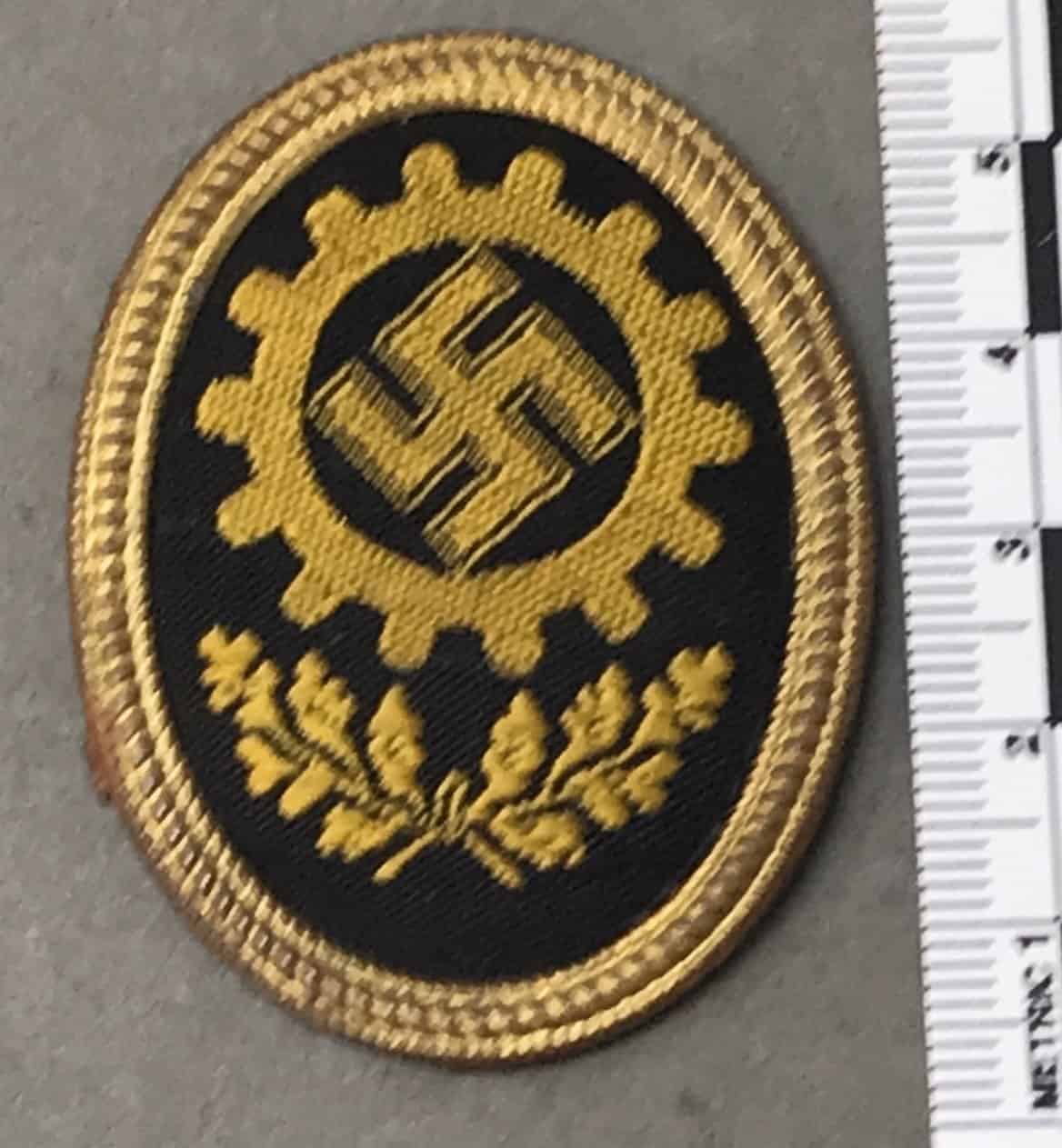 Rare DAF Visor Cap Badge - Authentic Nazi Relic