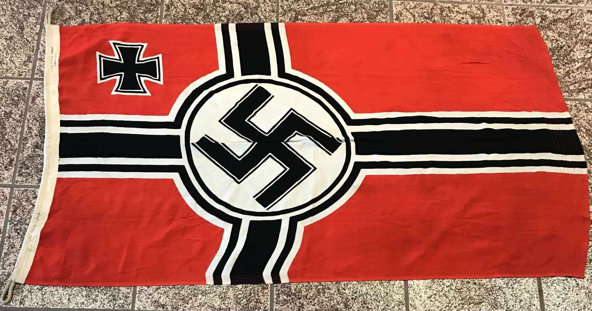 Discover Authentic Nazi WWII War Flag Certified Gettysburg