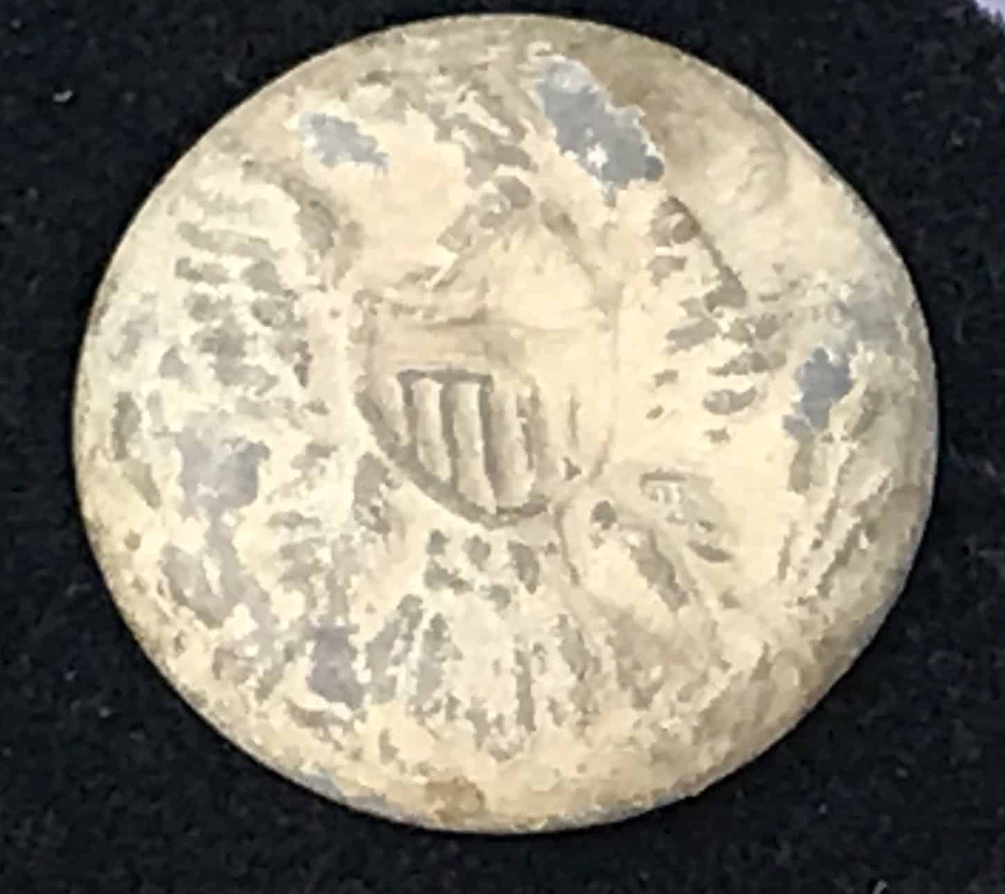 Authentic Gettysburg Union Eagle Button - Rosensteel COA