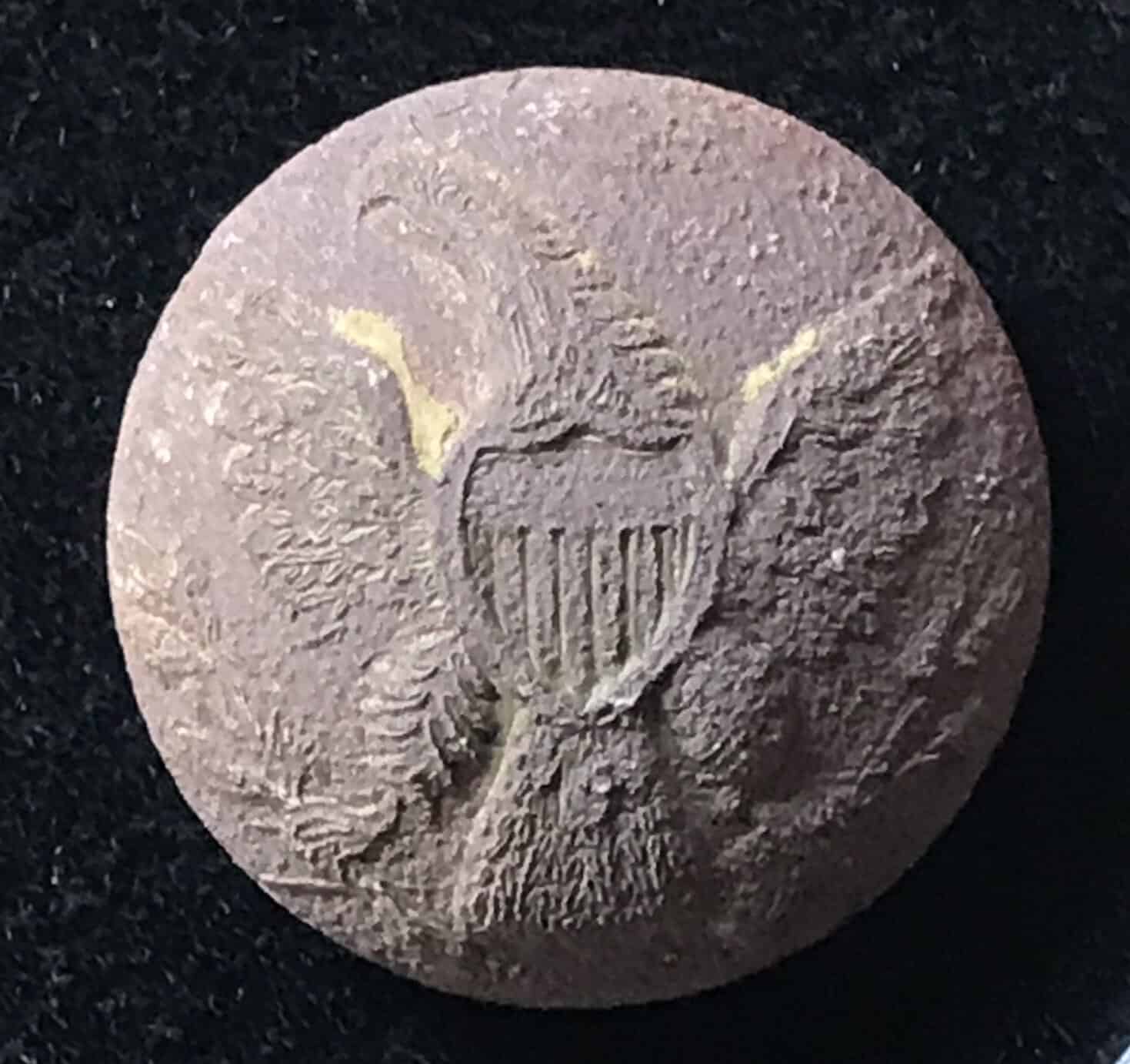 Union Eagle Button from Devil's Den - Authentic & Certified