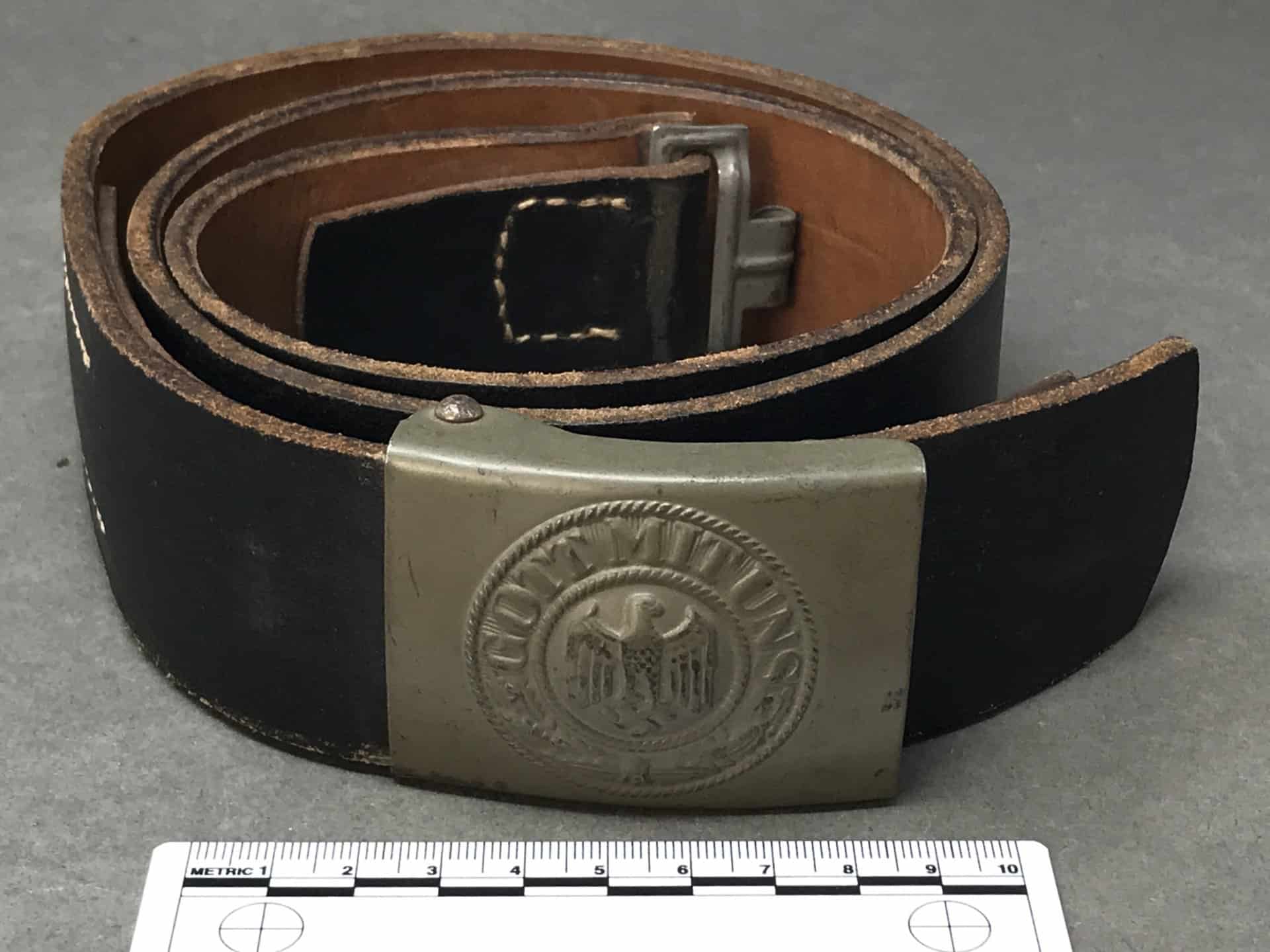 Discover Authentic WWII German Belt Buckle Museum Relic