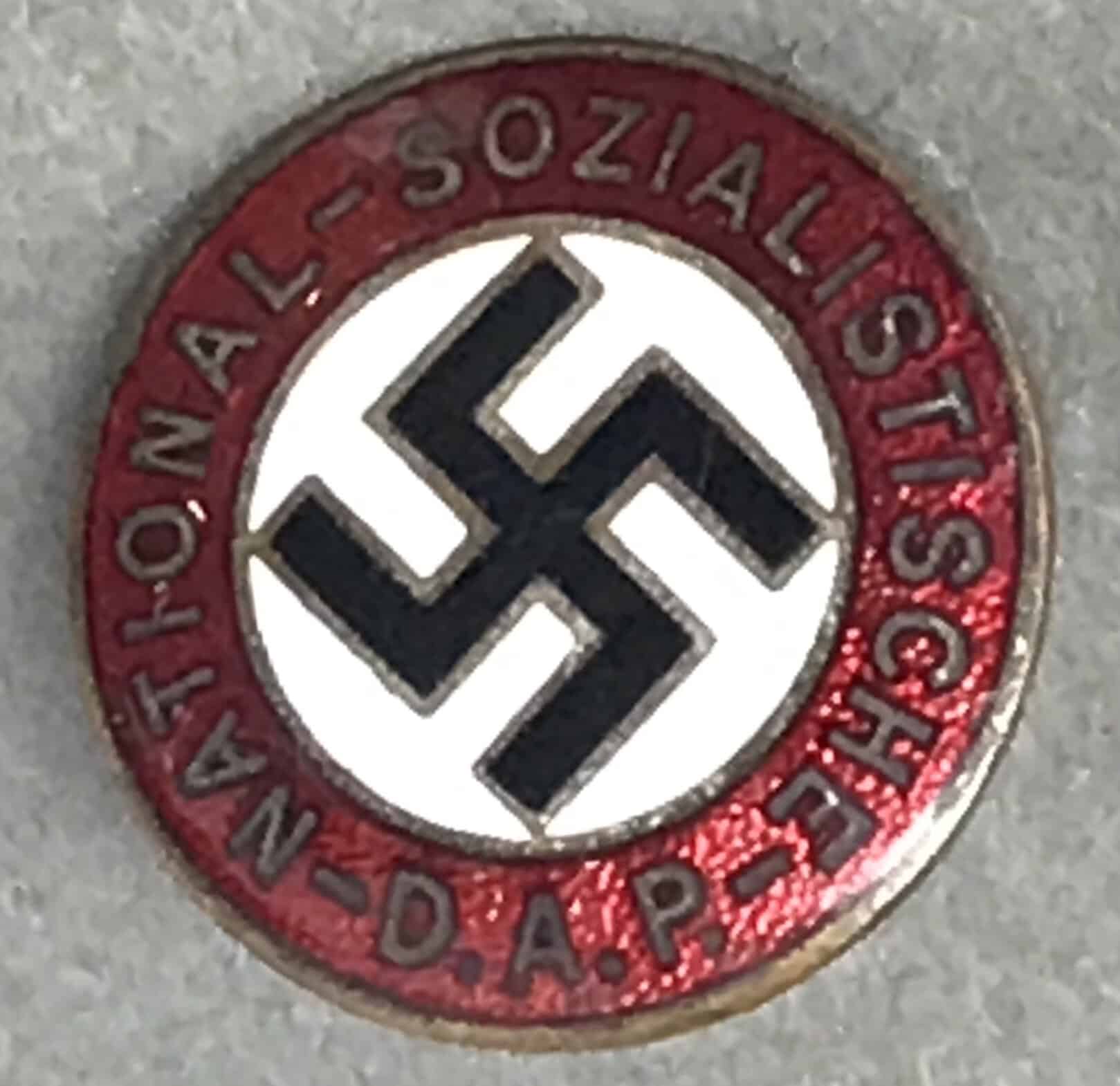 Authentic Nazi WWII Enamel Badge | Gettysburg History Museum