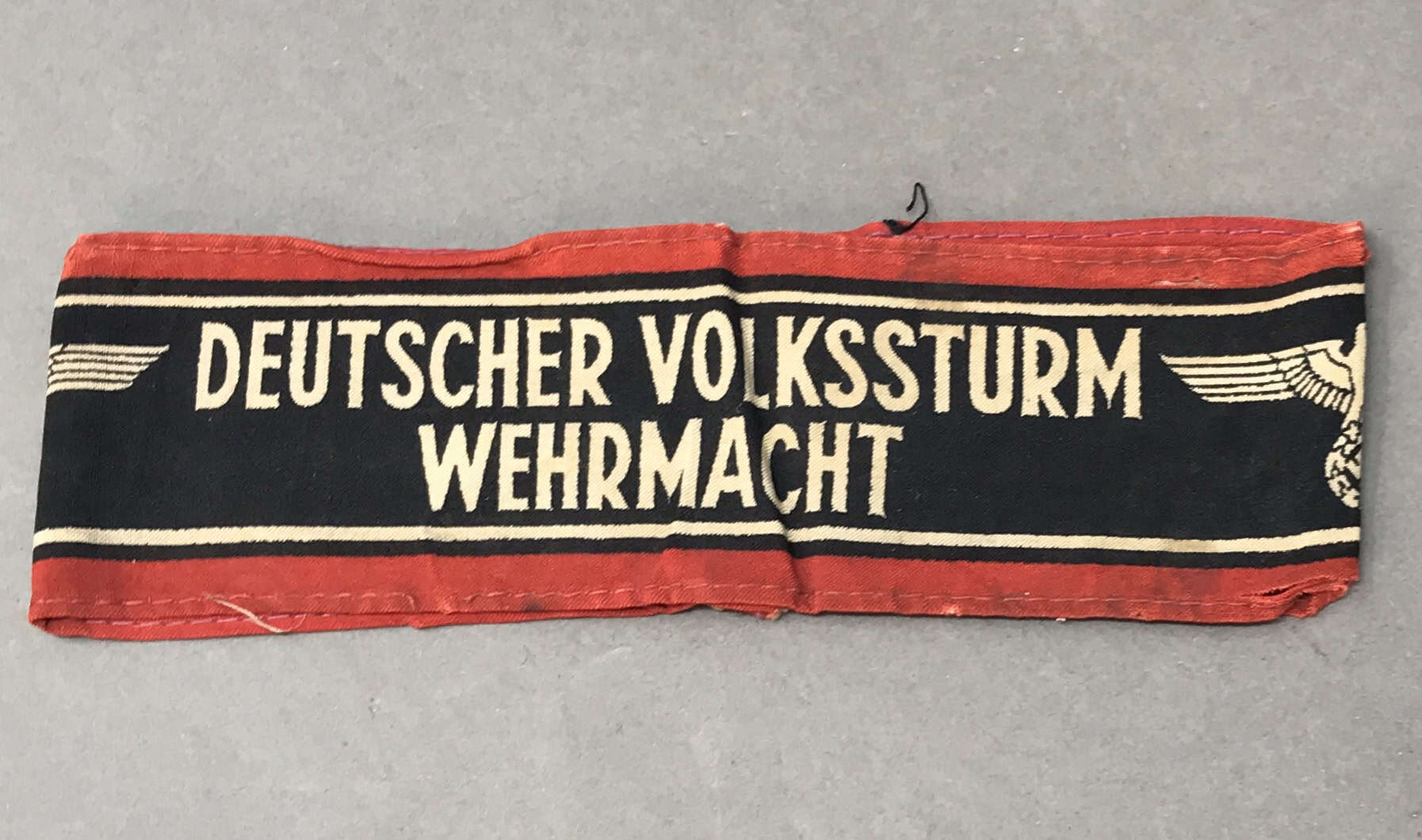Uncover Authentic WWII Volkssturm Armband: US Vet Trophy