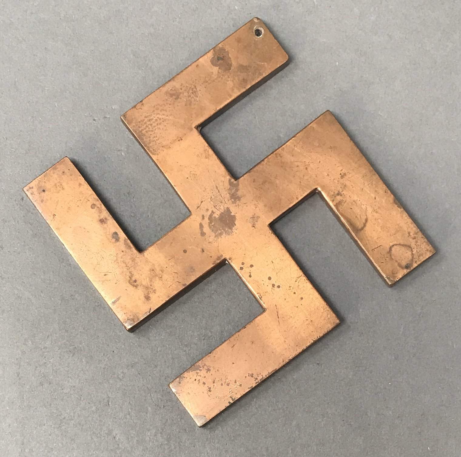 Engage in Rare WW2 Nazi Relic Wall Hanging Certified