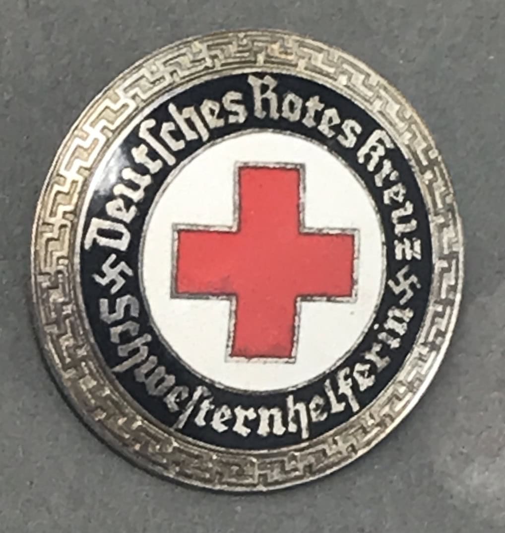 WWII German Red Cross Nurse Brooch – Certified Artifact