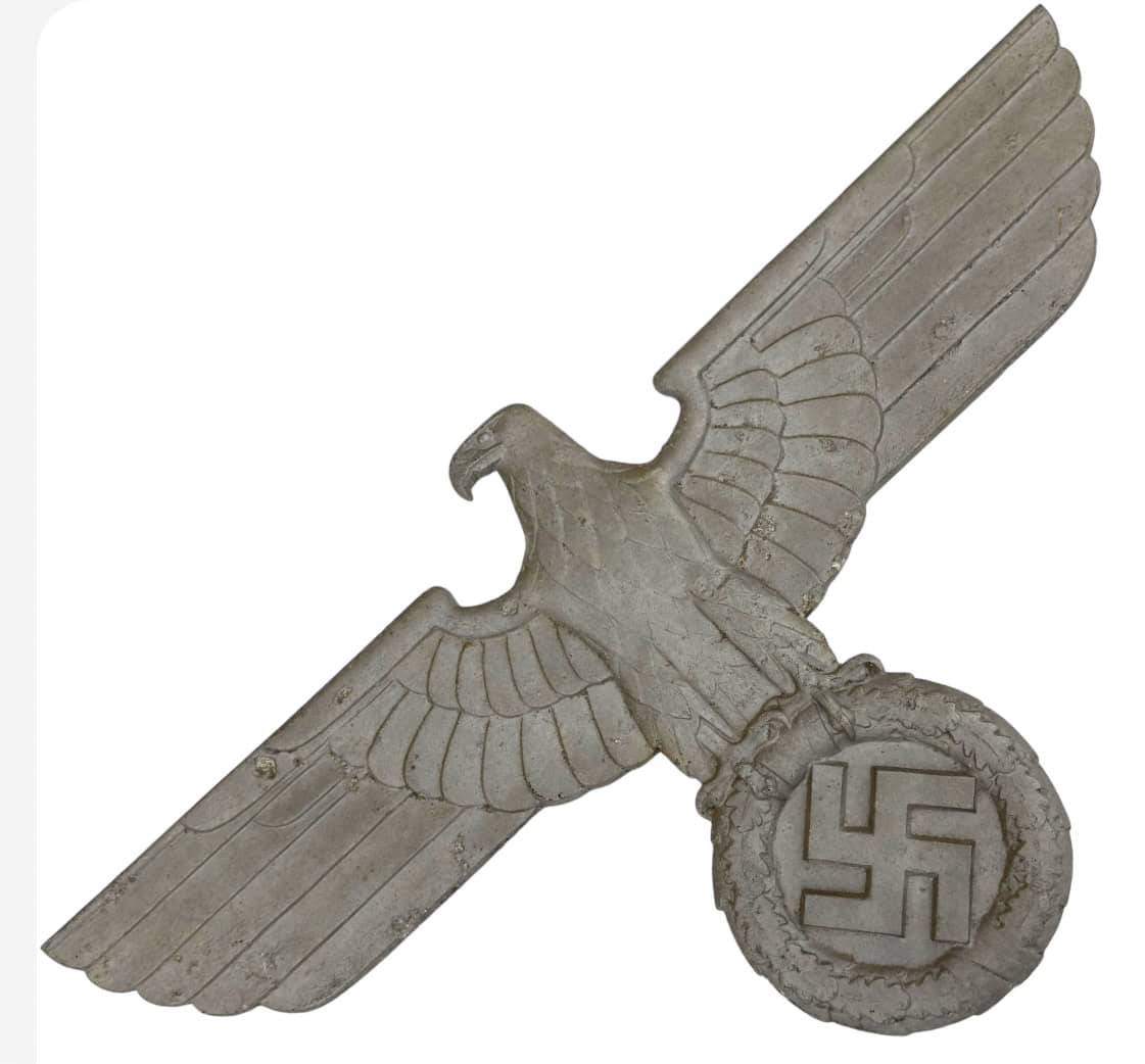 Rare Certified WWII German Rail Road Eagle