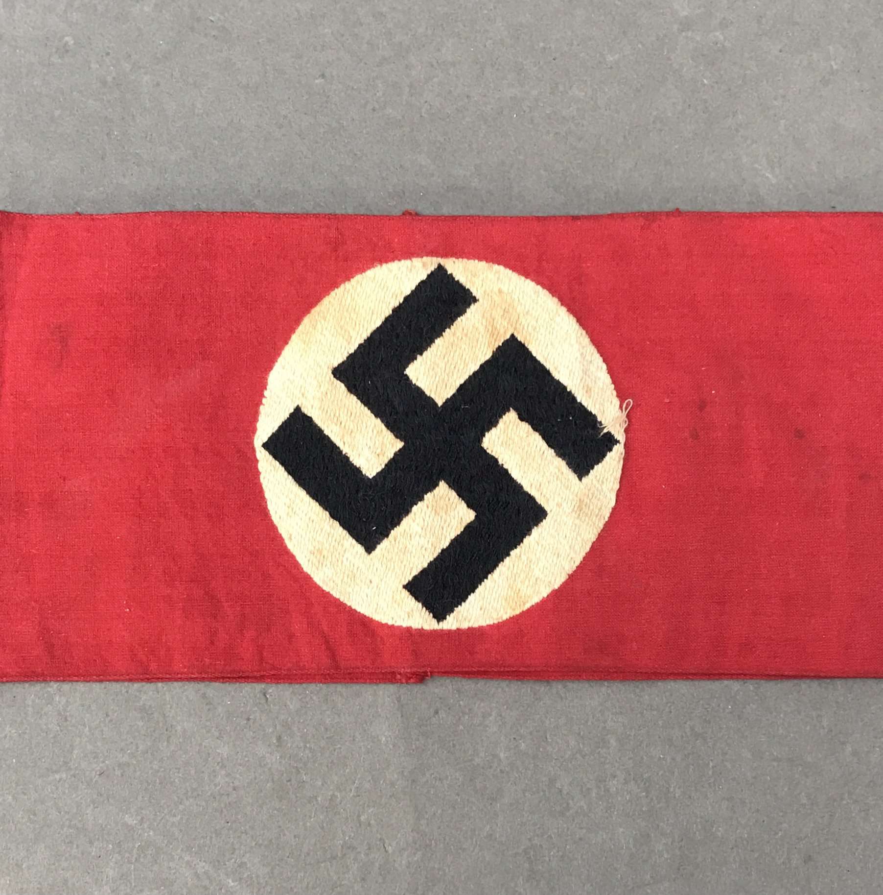 Authentic WWII Nazi German Armband Certified by U.S Veteran