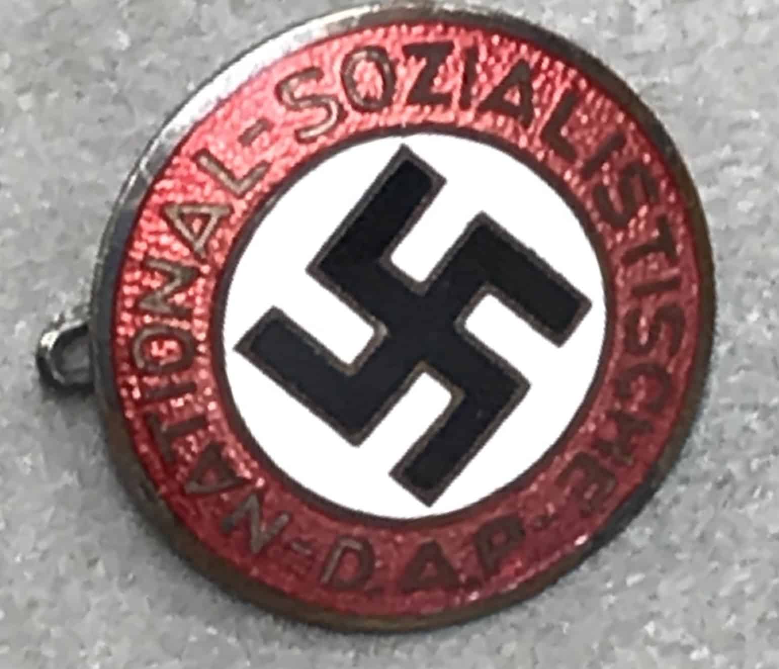 Secure Authentic Early Nazi Party Badge | Gettysburg Museum
