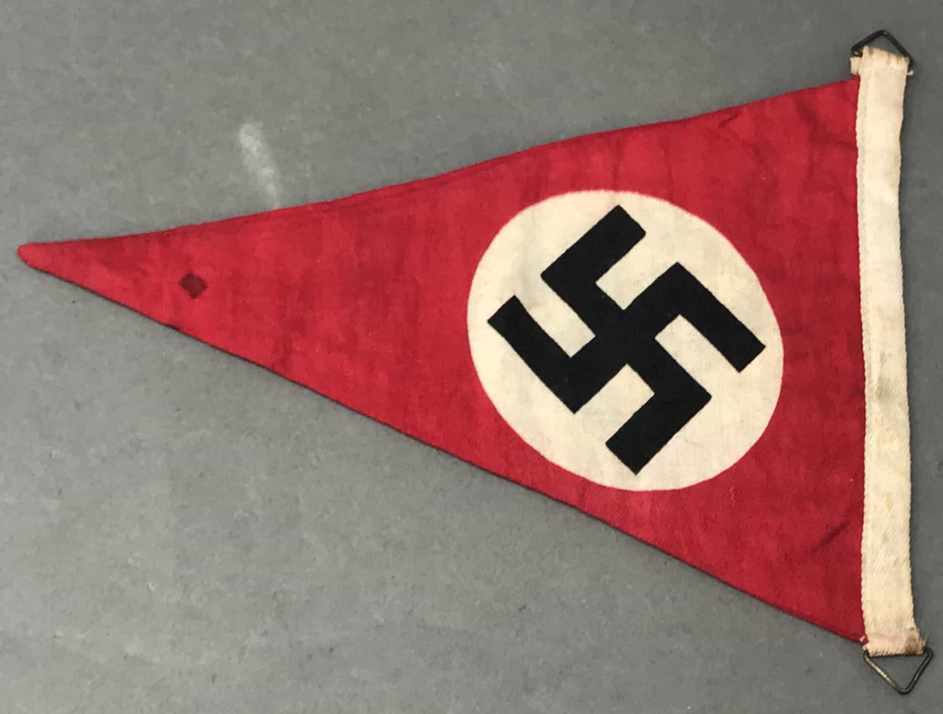 WWII German Pennant - Authentic Veteran Souvenir