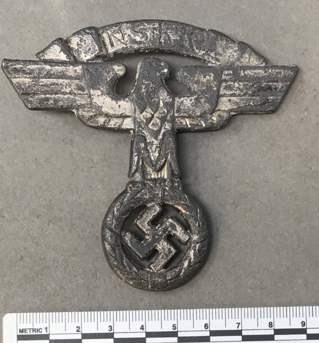 Discover Original German NSKK Eagle Plaque for Vehicles
