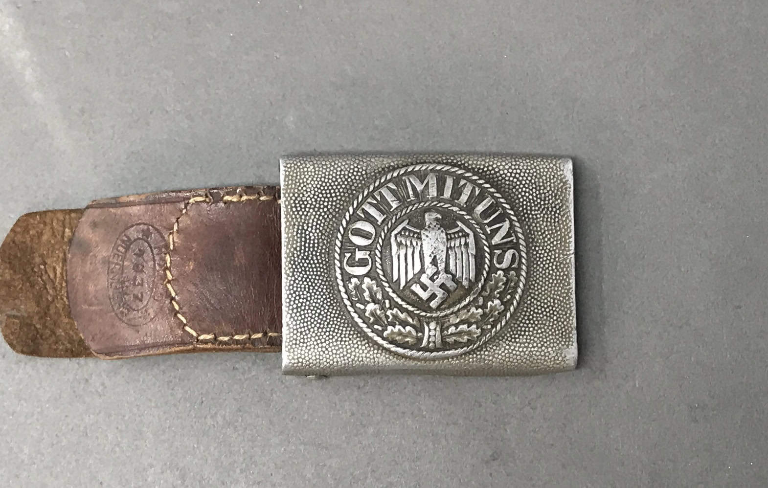 Unearth Authentic WWII German Army Belt Buckle Relic