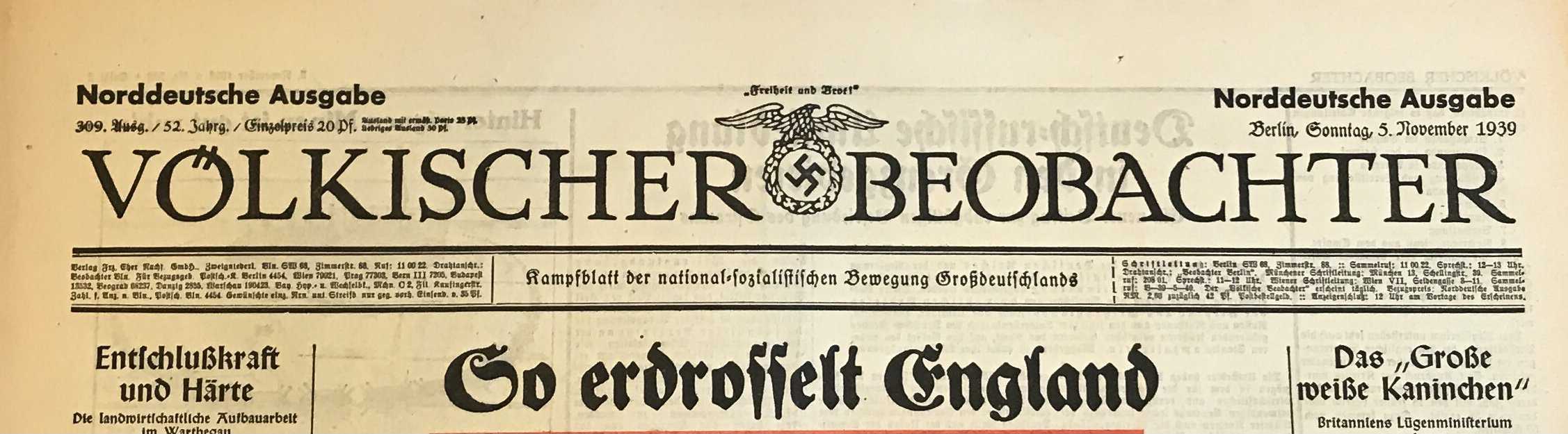 Unearth Rare NSDAP Volkischer Beobachter | WW2 Relic
