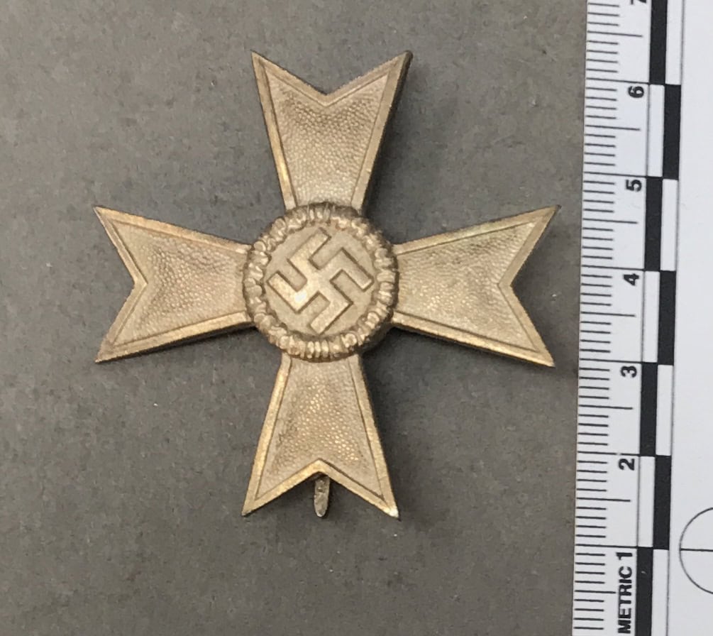 WWII German War Merit Cross 1st Class - Certified Authentic