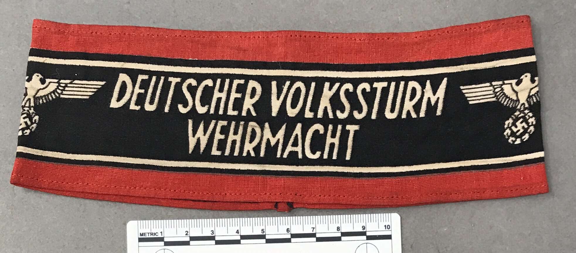Rare WWII German Wehrmacht Armband Certified by US Veteran